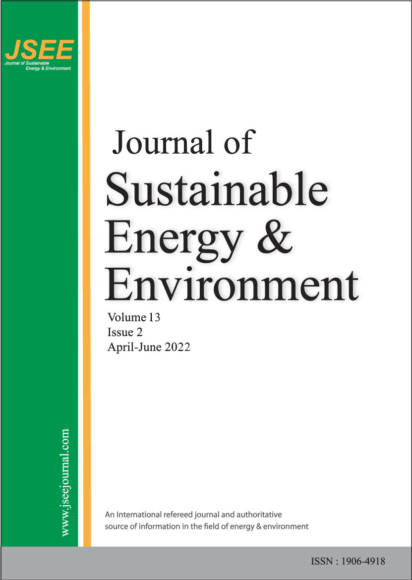 JSEE Journal | Sustainable Energy & Environment Journal